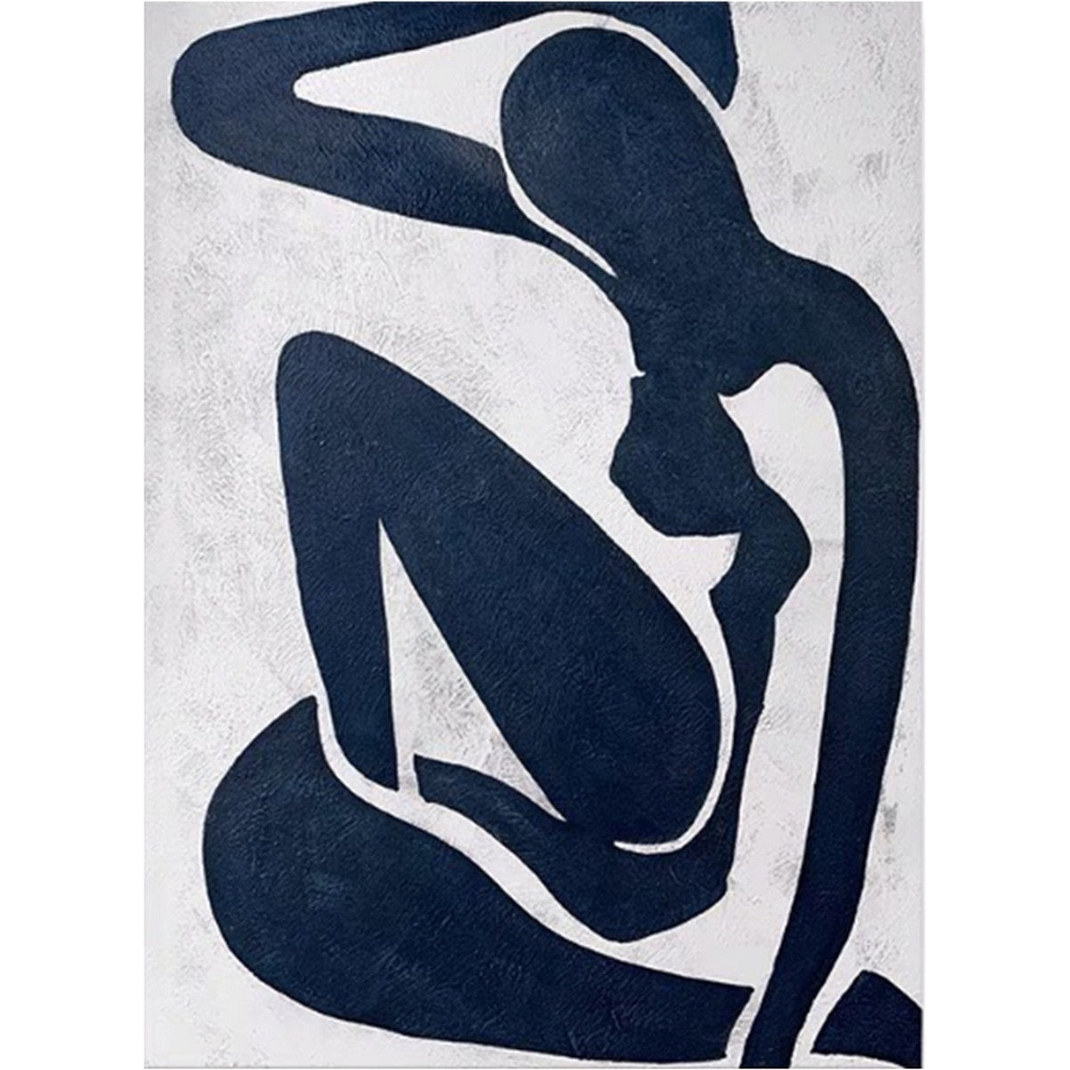 Canvas - Figure dark blue – Fi's Flowers N Art